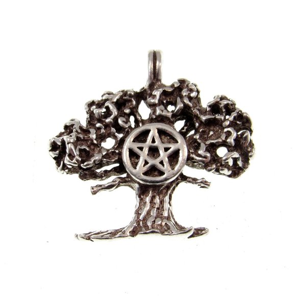 Peter Stone | Jewelry | Solid 925 Sterling Silver Sacred Oak Tree Of ...